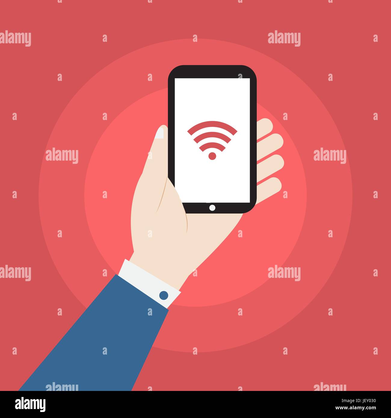 Using the wifi Stock Vector Images - Alamy