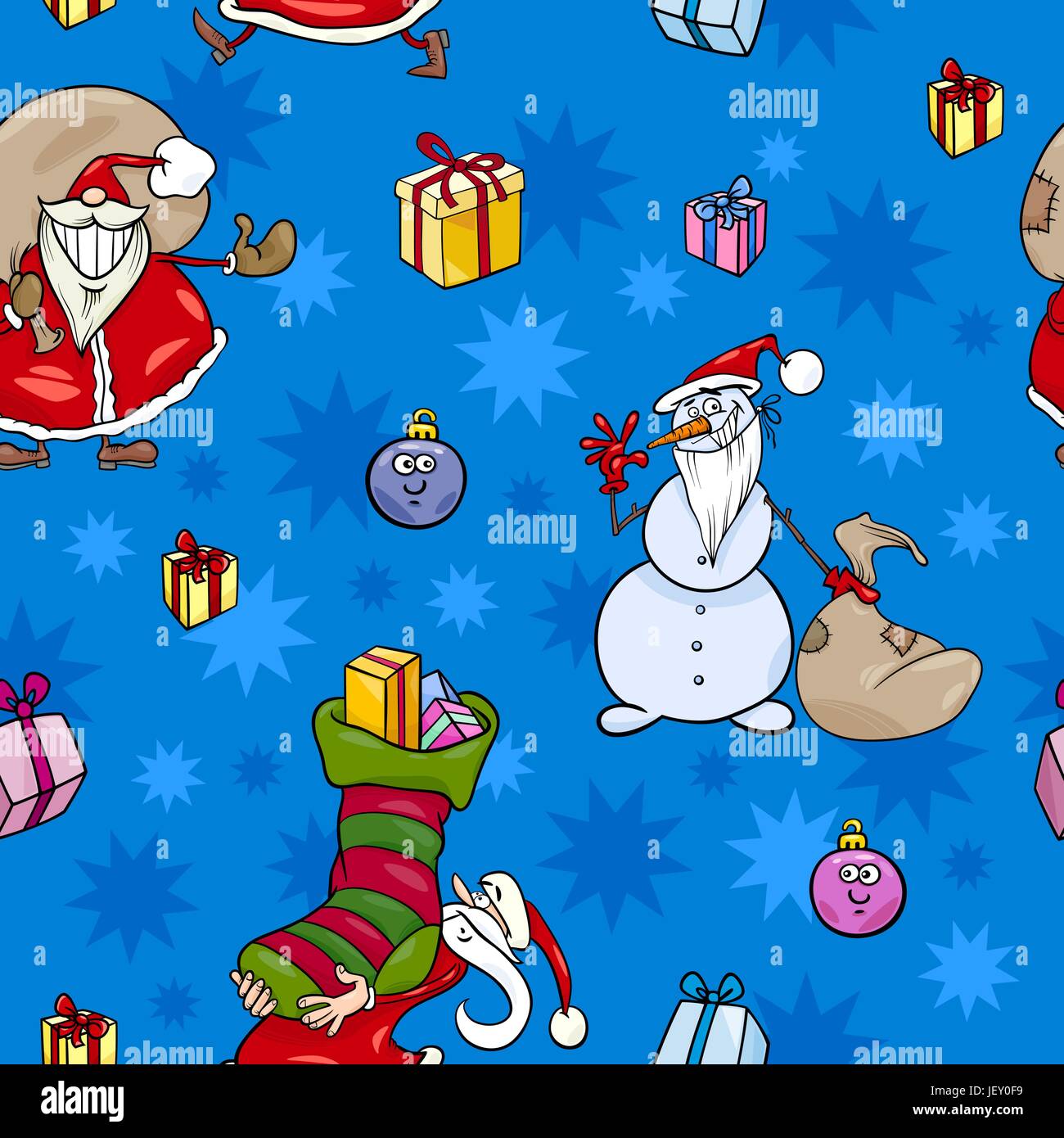 illustration, christmas, wallpaper, pattern, seamless, cartoon ...