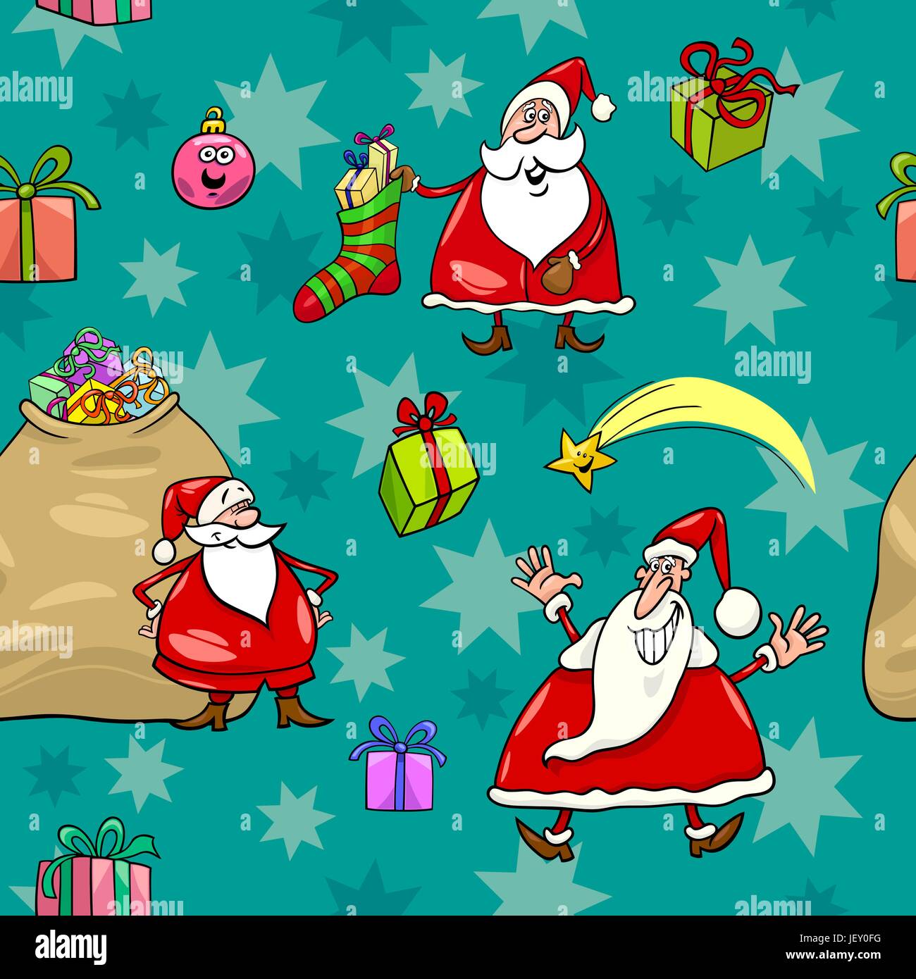 illustration, christmas, wallpaper, pattern, seamless, cartoon ...