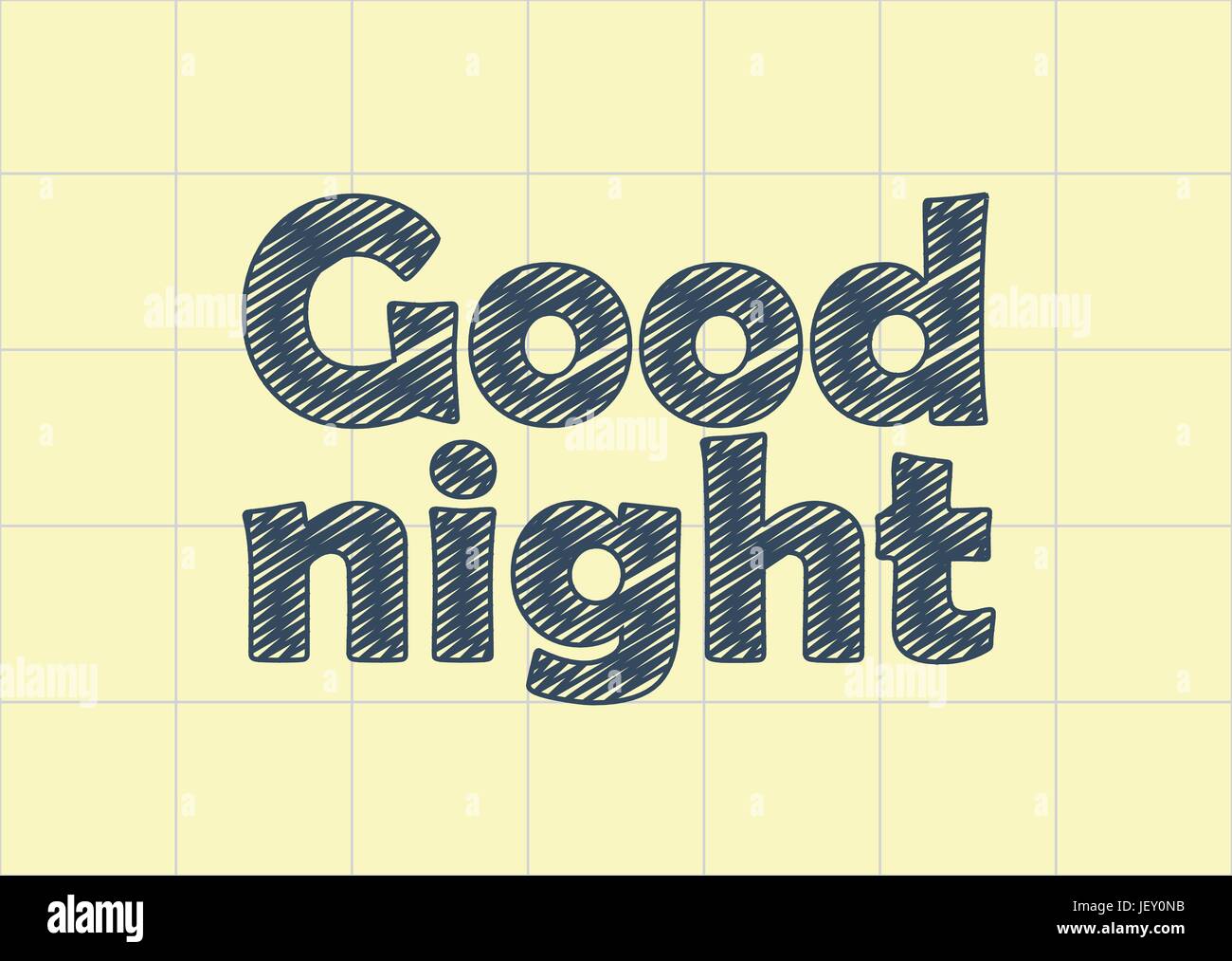 Good night note hi-res stock photography and images - Alamy