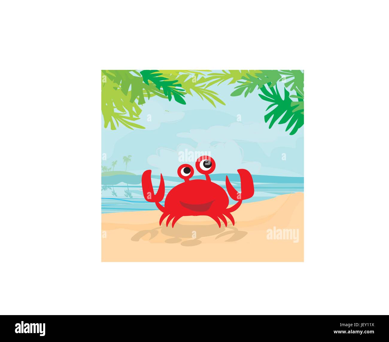 Sea shore sky beautiful clouds Cut Out Stock Images & Pictures - Alamy