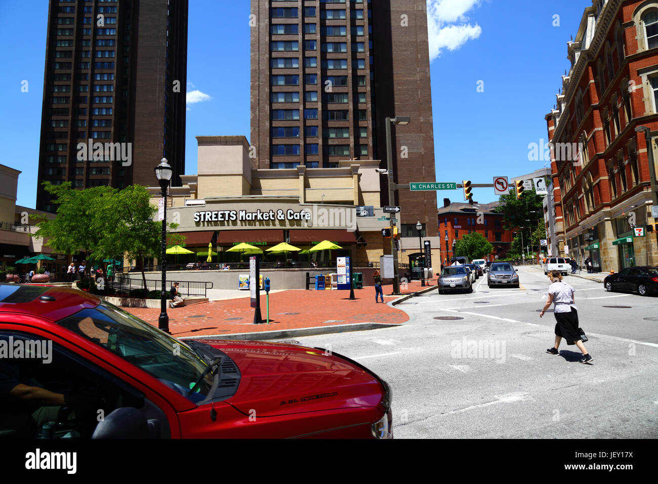 Baltimore street scene hi-res stock photography and images - Alamy