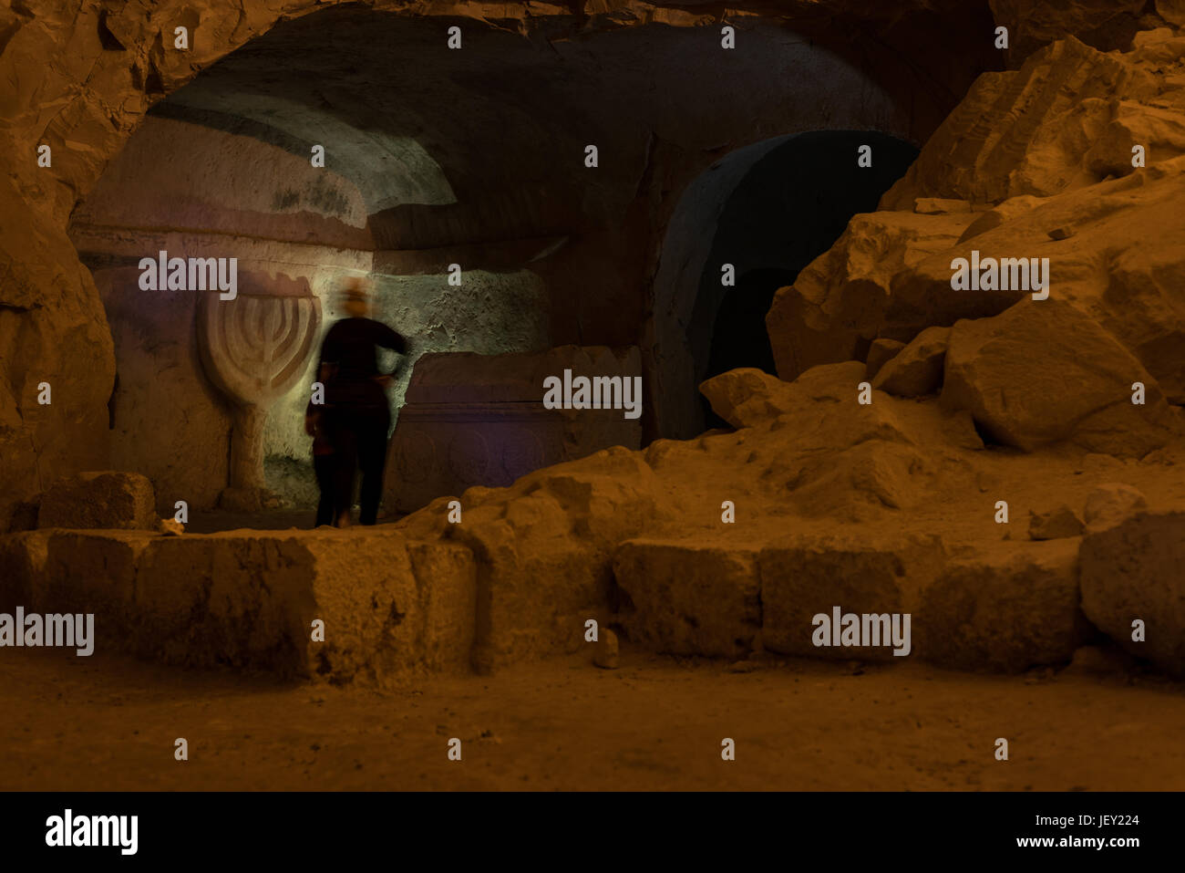 Visit to Beit She’arim National Park, Israel Stock Photo - Alamy