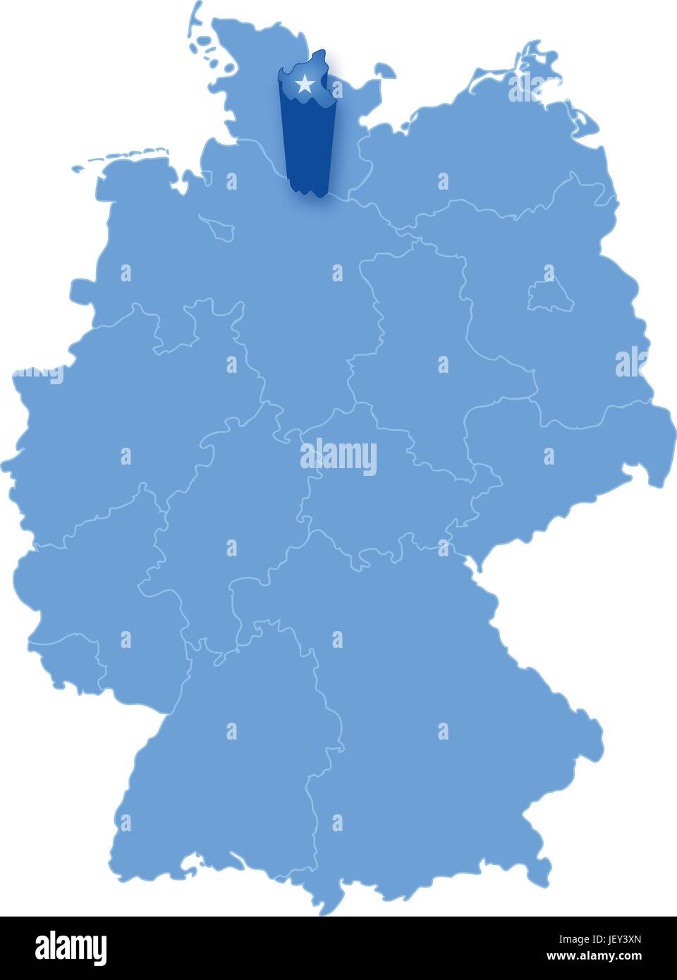 Hamburg germany europe map hi-res stock photography and images - Alamy