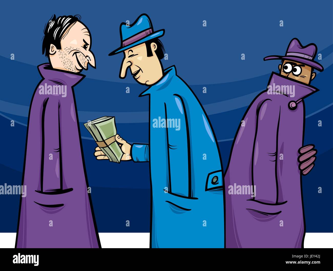 Corruption cartoon hi-res stock photography and images - Alamy
