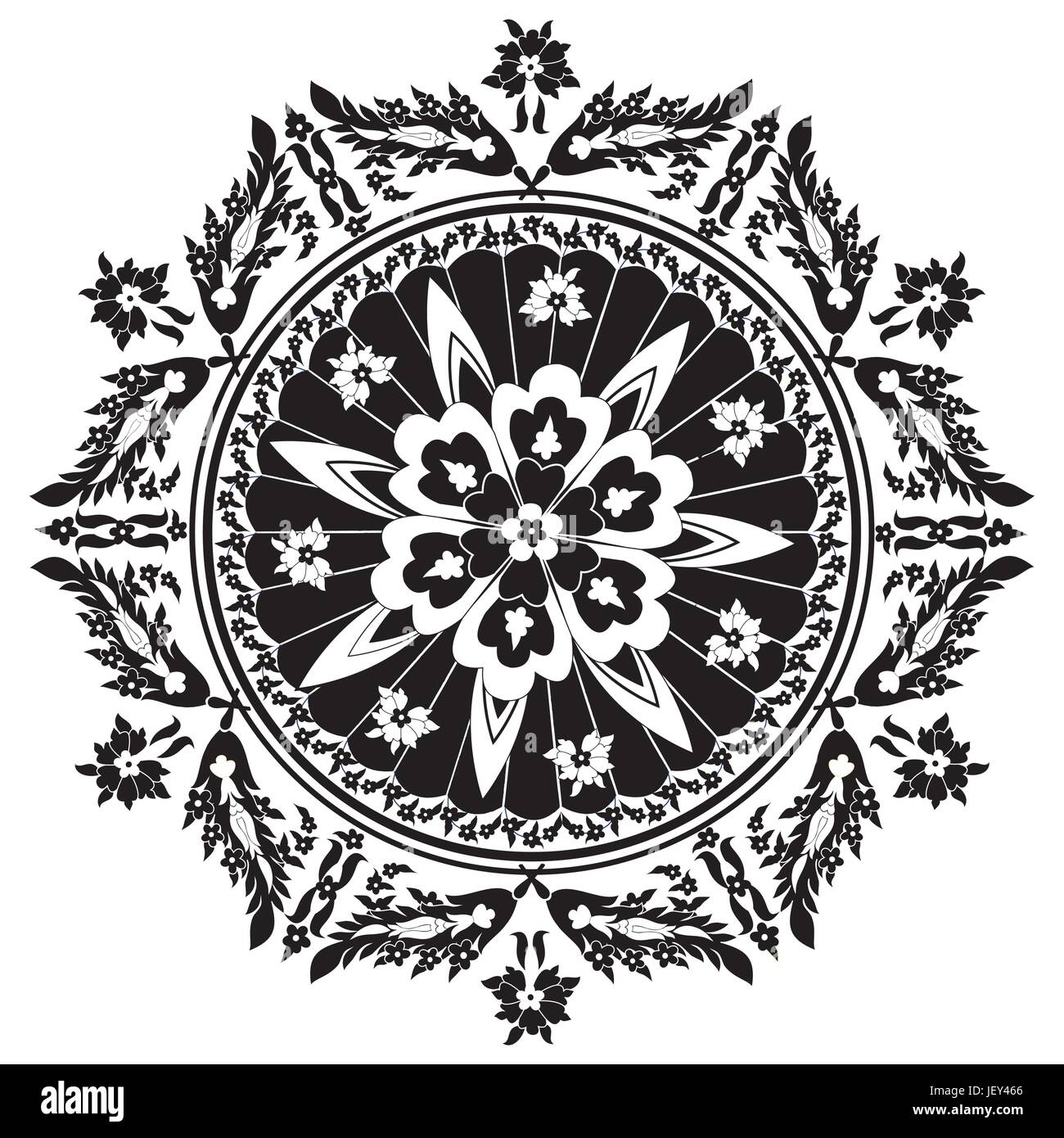 antique, illustration, islamic, pattern, vector, frame, border ...