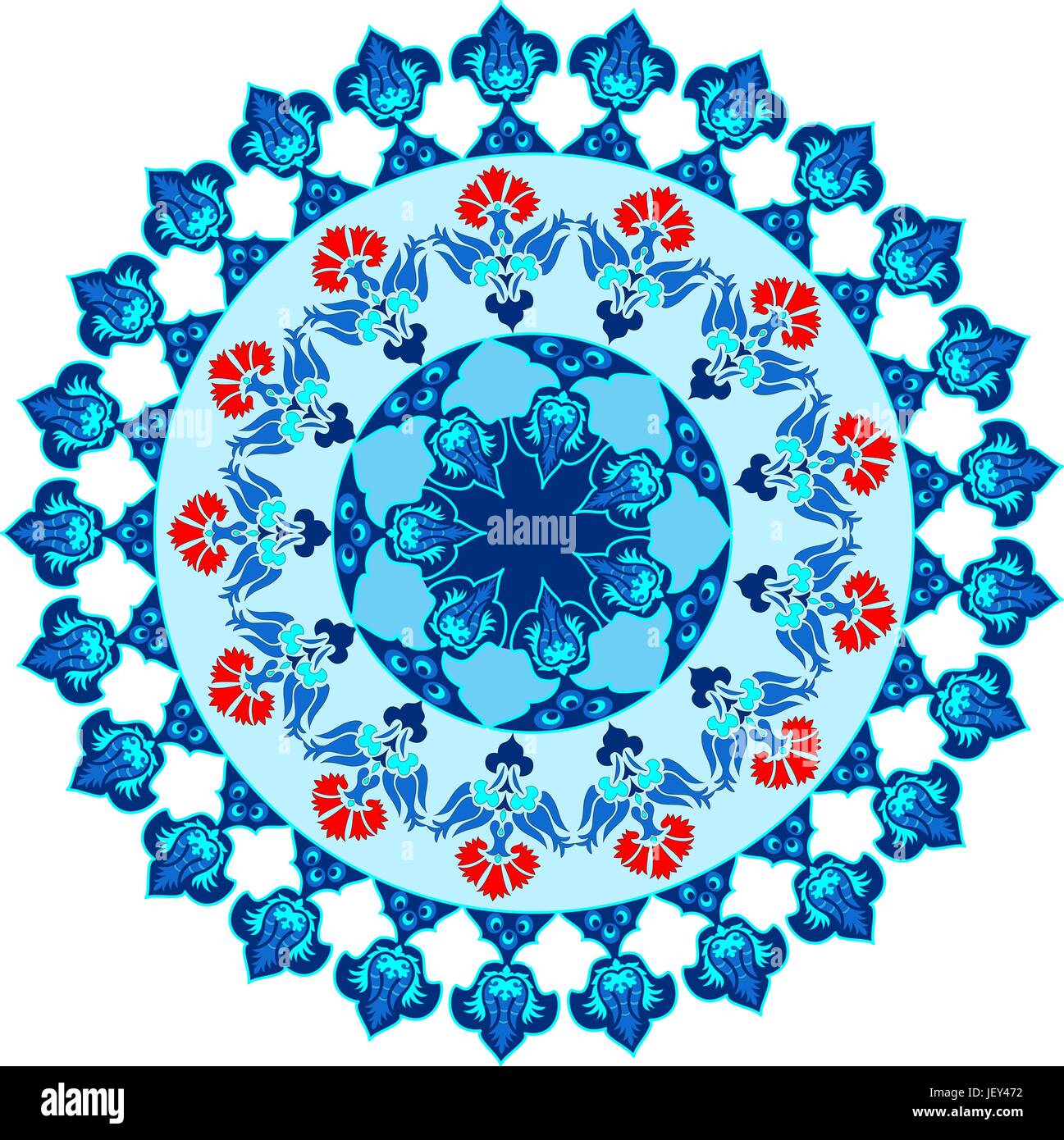 blue, antique, traditional, circle, pattern, circular, floral, blue ...