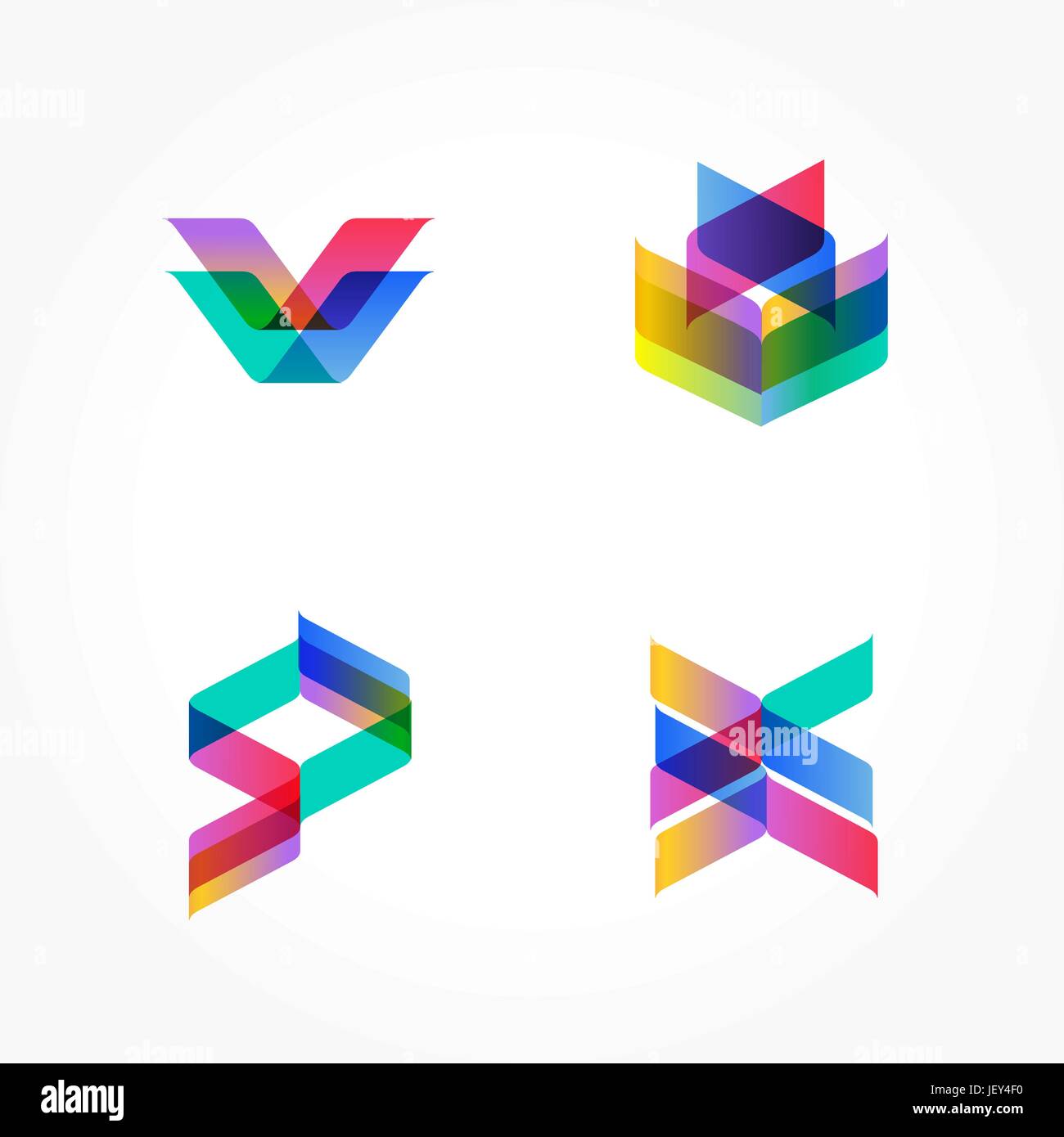 Set of minimal geometric monochrome shapes. Trendy hipster icons and ...