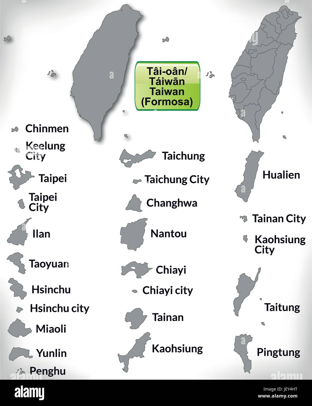 Taiwankarte Stock Vector Images - Alamy