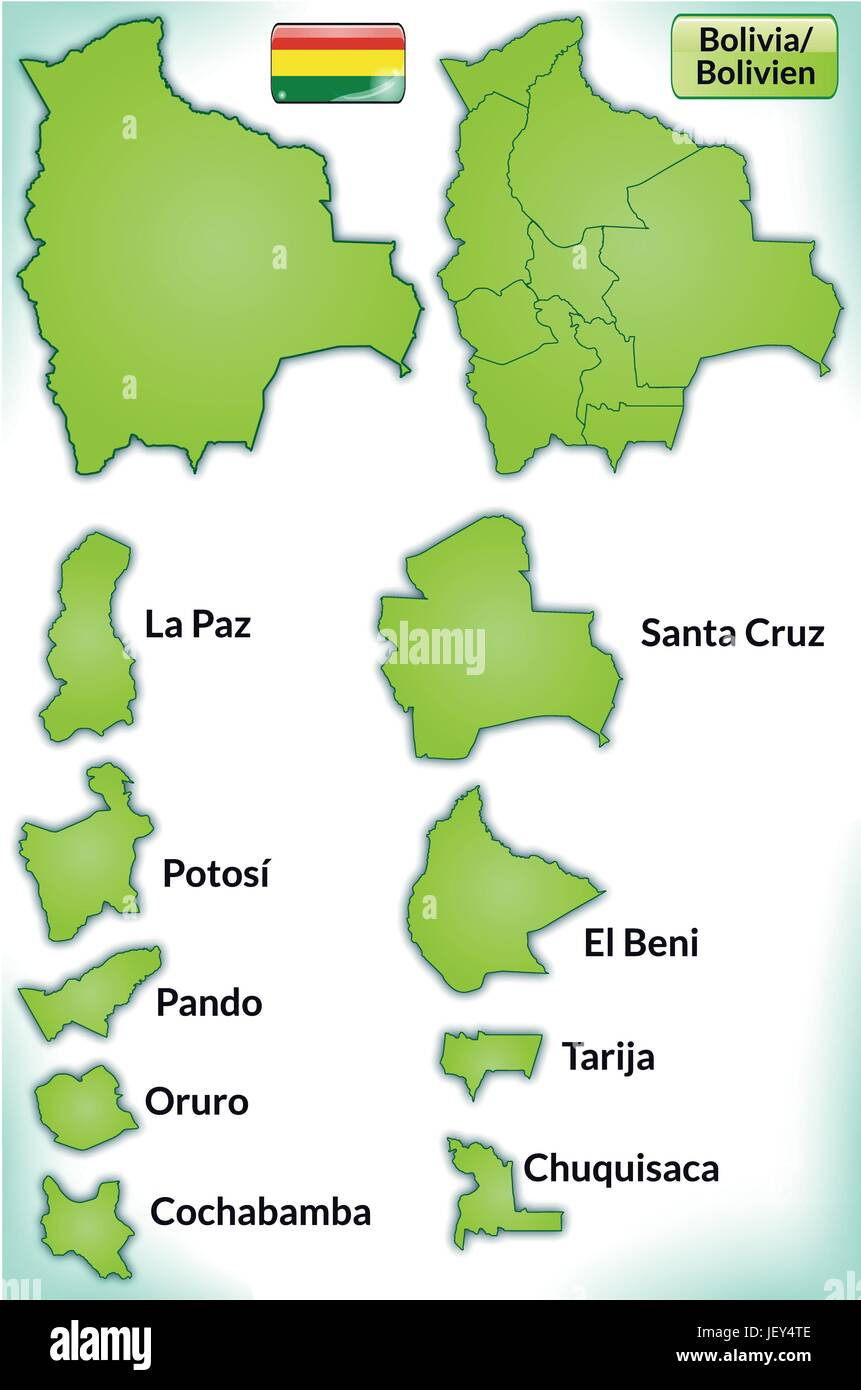 Map Of Bolivia Stock Vector Images - Alamy