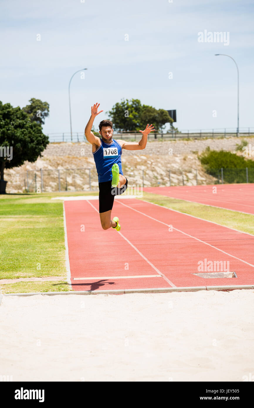 Male long jump competition hi-res stock photography and images - Alamy