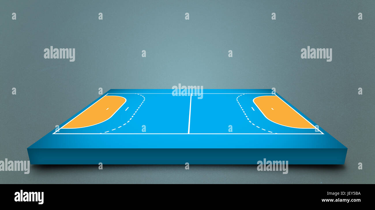 Composite image of drawing of sports field Stock Photo - Alamy