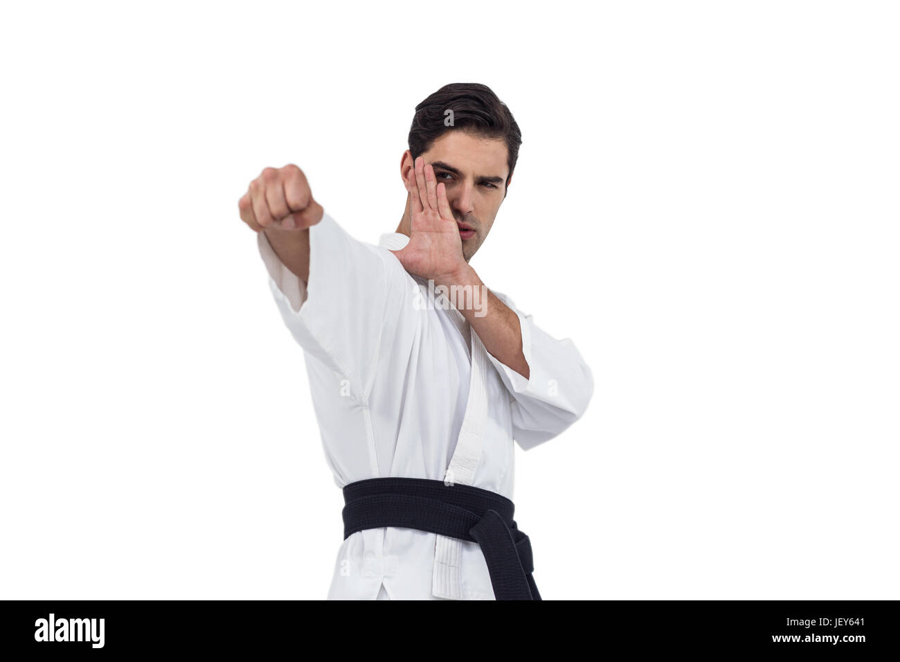 Young man judo stance hi-res stock photography and images - Alamy