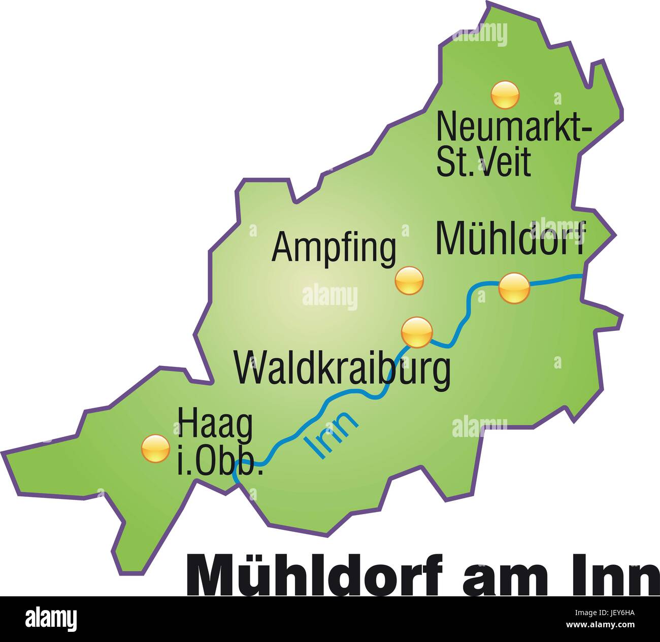 mühldorf am inn übersichtskarte Stock Vector Image & Art - Alamy