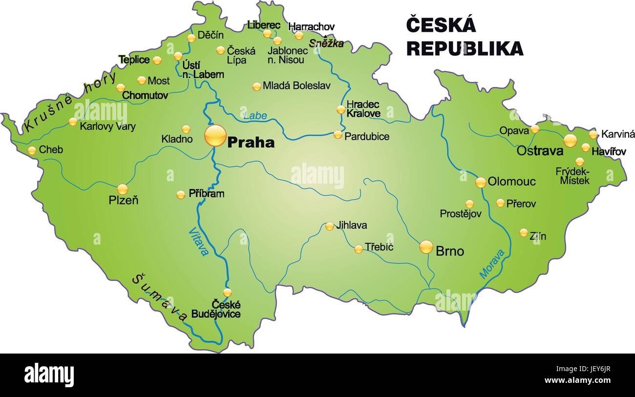 card, outline, czechia, borders, atlas, map of the world, map ...