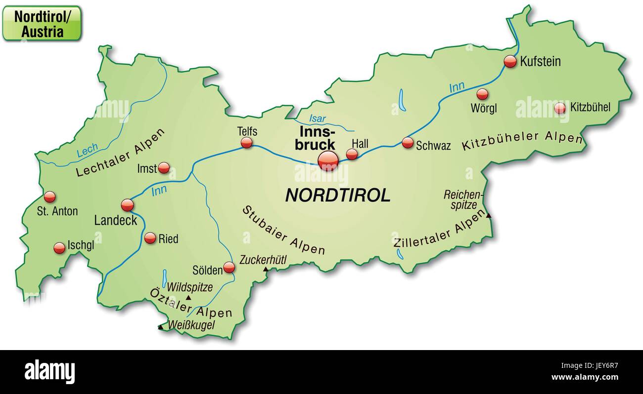 Tyrol outline Stock Vector Images - Alamy