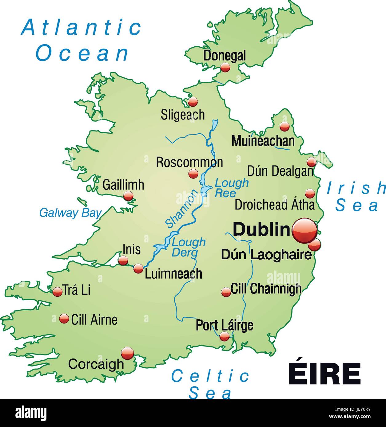 card, outline, ireland, borders, atlas, map of the world, map ...