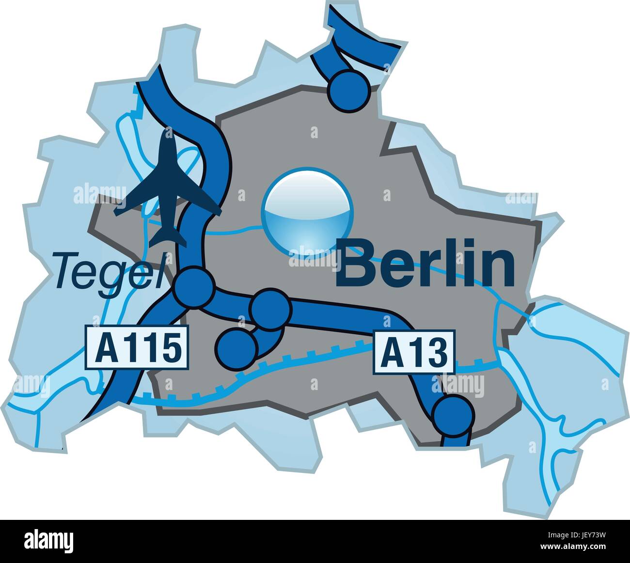 Transportation berlin Stock Vector Images - Alamy