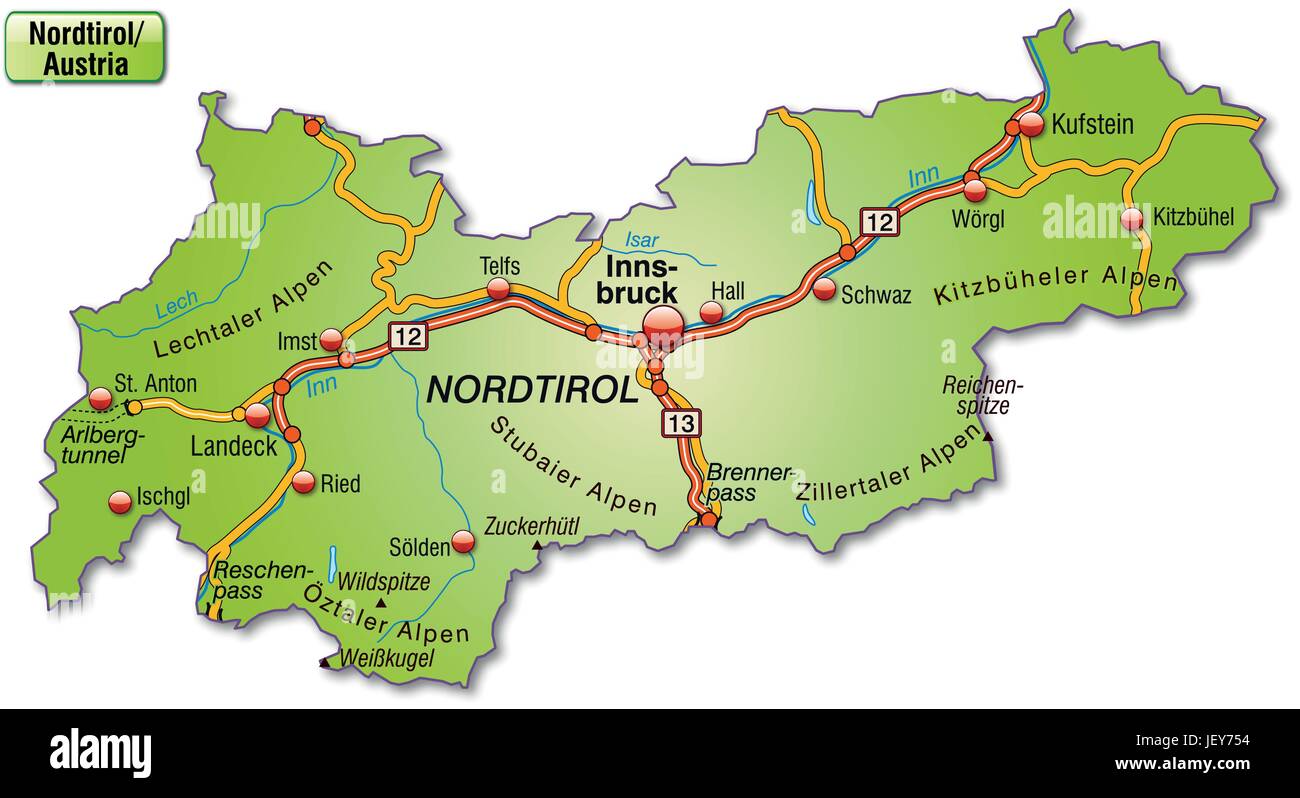 traffic, transportation, motorway, highway, card, tyrol, borders ...