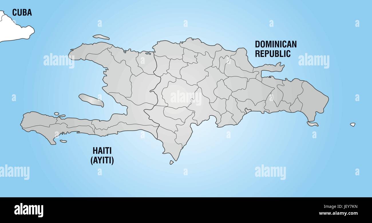 Map of hispaniola hi-res stock photography and images - Alamy