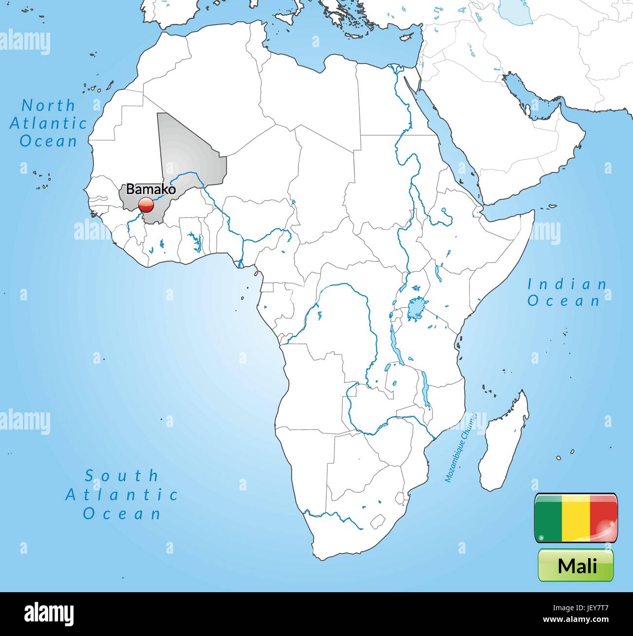 Mali map hi-res stock photography and images - Alamy