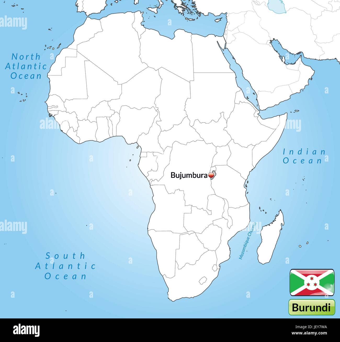 map of burundi with capitals in gray Stock Vector Image & Art - Alamy