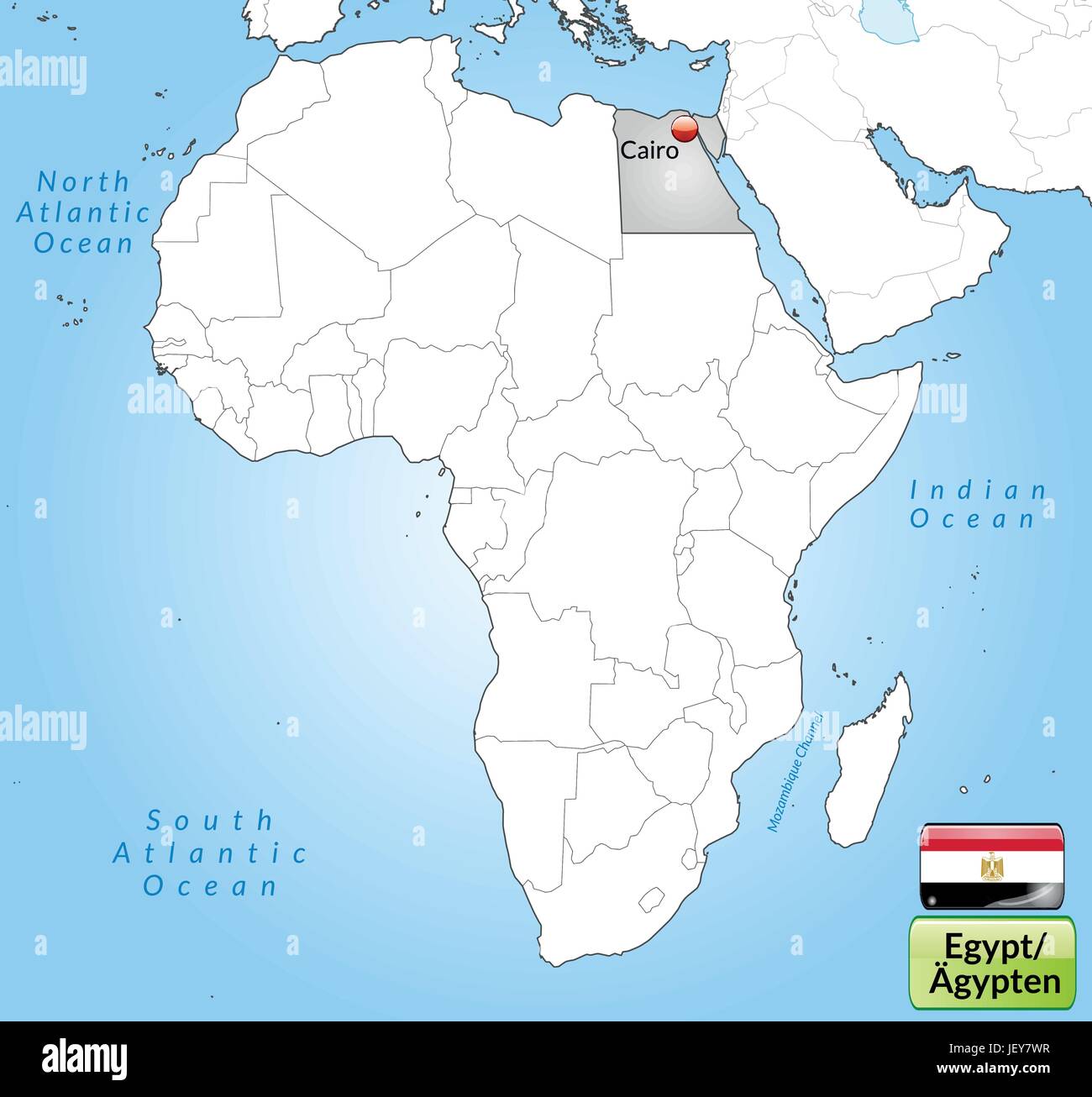 Map of egypt hi-res stock photography and images - Alamy