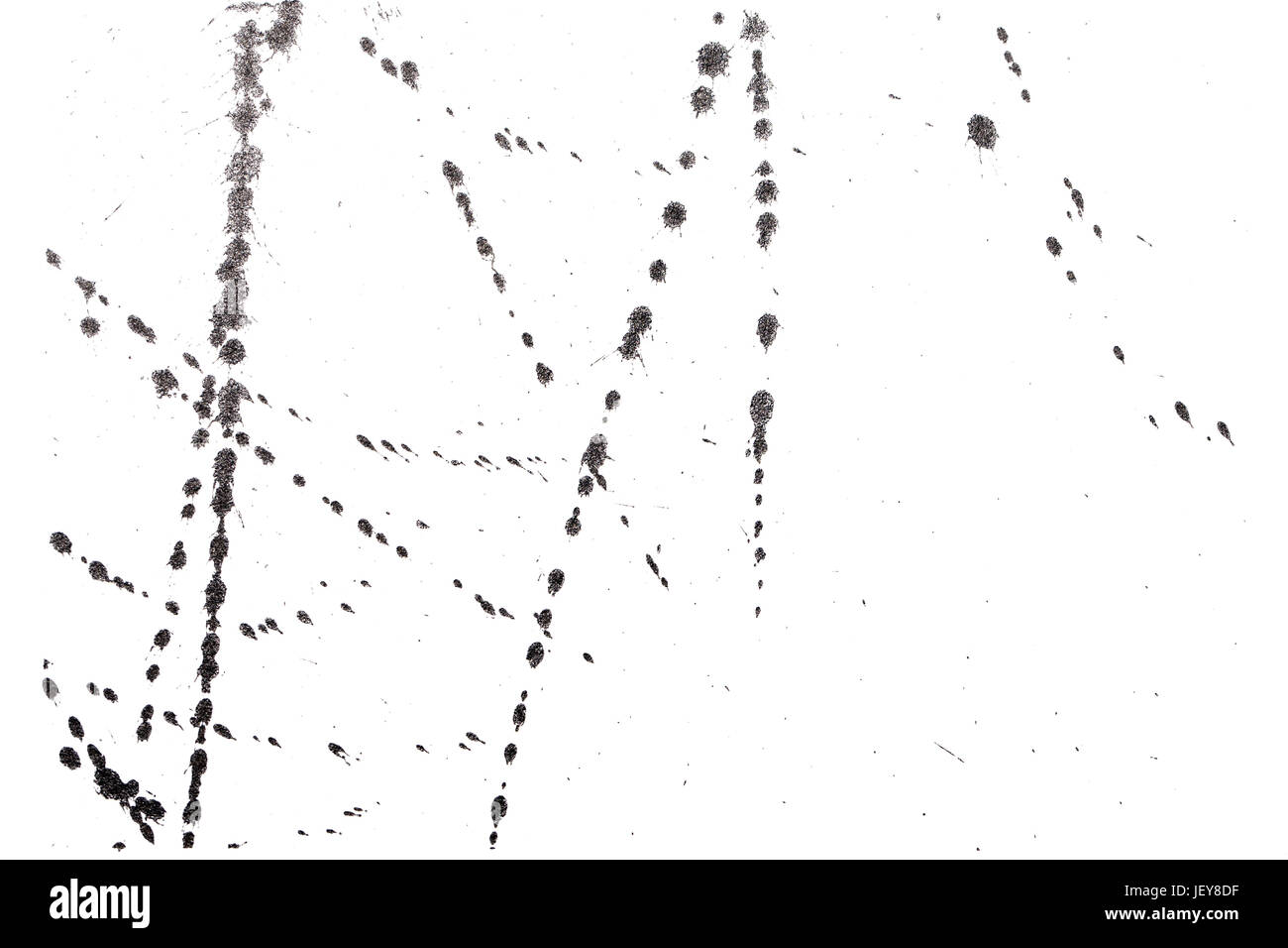 Abstract black ink splash. Ink blots. Design elements. Water-soluble ...