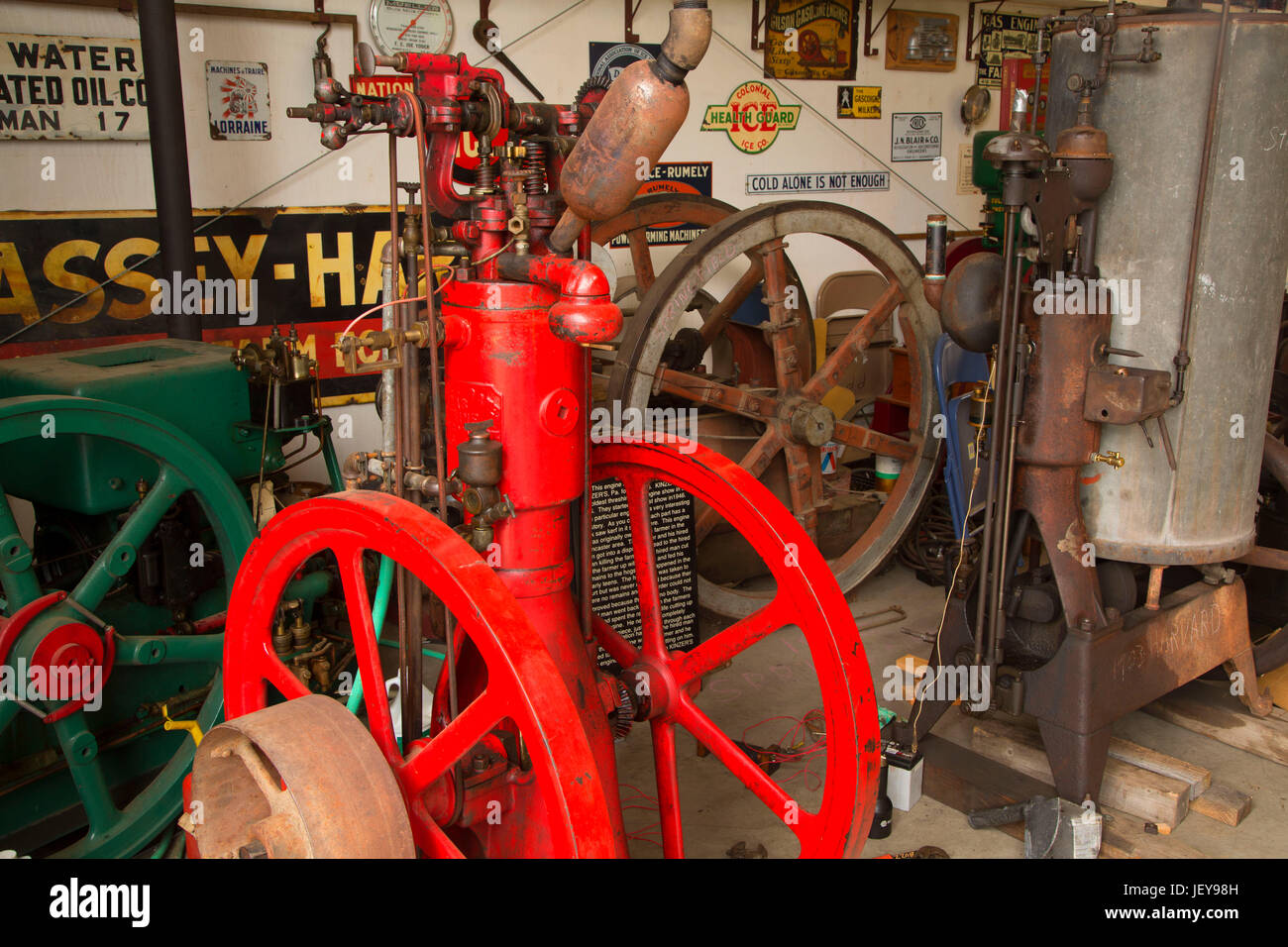 Large Engines display, Great Oregon Steam-Up, Antique Powerland, Brooks ...