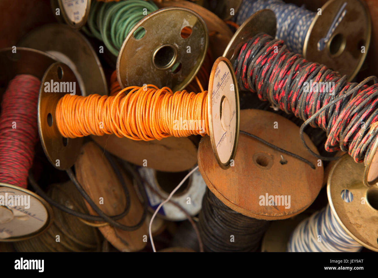 Spools, Great Oregon Steam-Up, Antique Powerland, Brooks, Oregon Stock ...