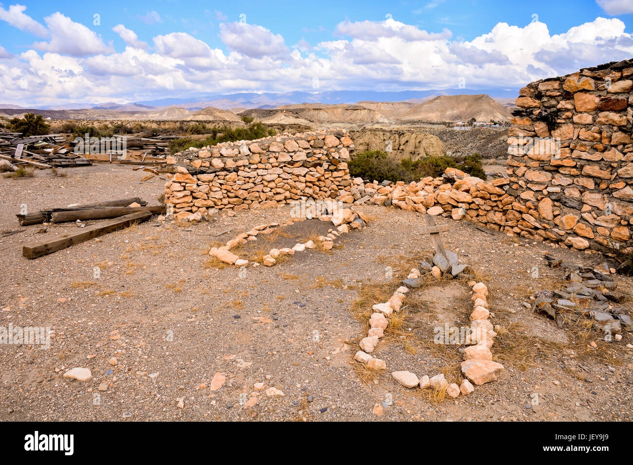 Desert Tabernas in Almeria Province Spain Stock Photo - Alamy