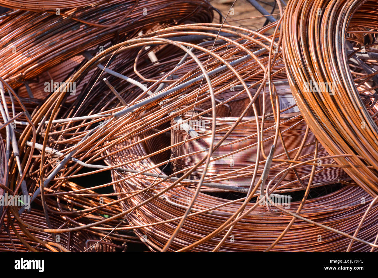 Metal Ready for Recycling Stock Photo - Alamy