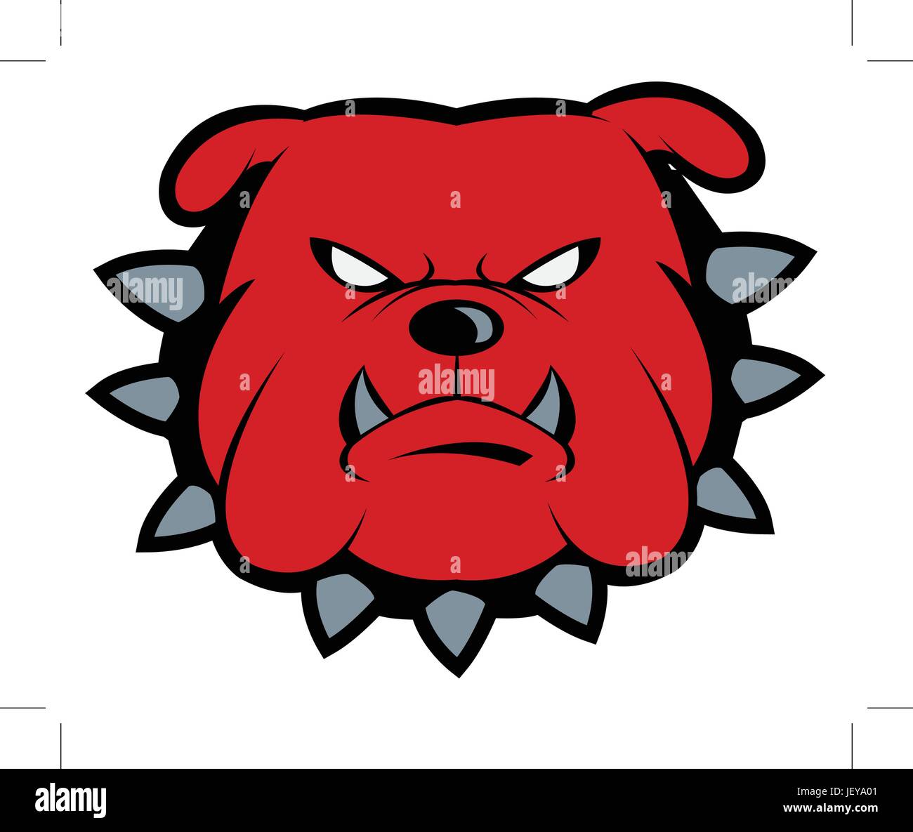 Smiling pit bull Stock Vector Images - Alamy