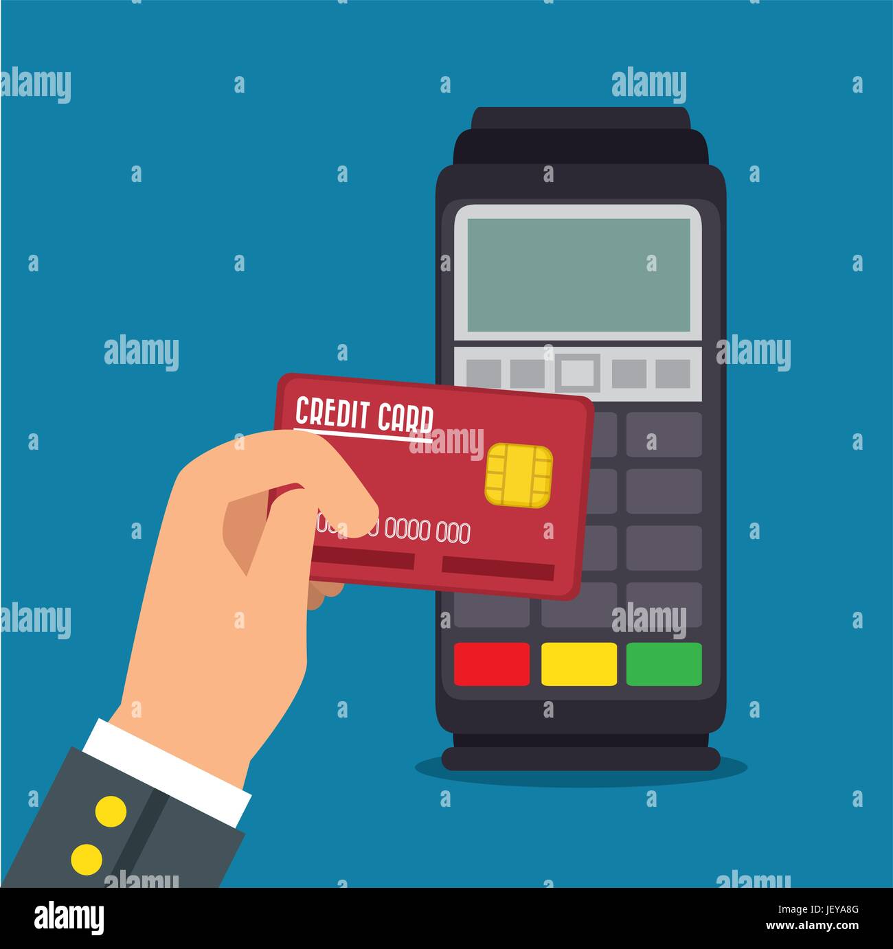 Payment terminal design Stock Vector Image & Art - Alamy