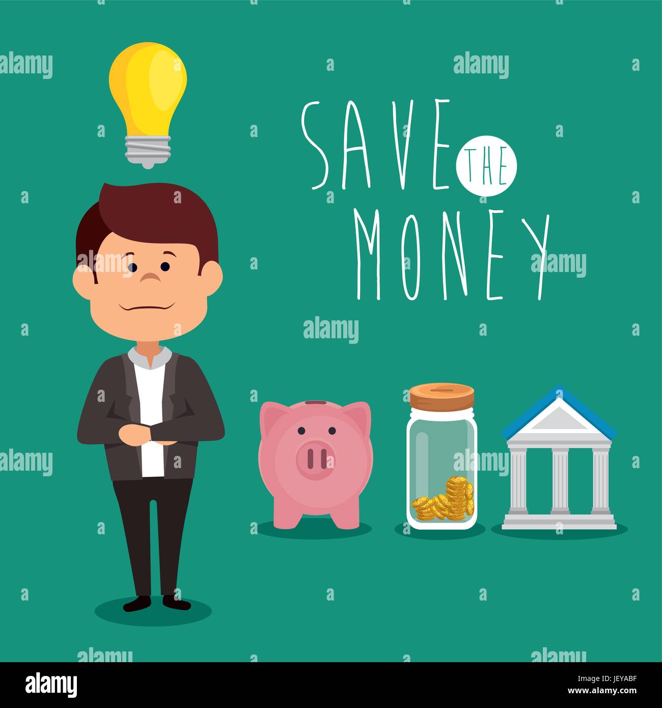 save money concept Stock Vector Image & Art - Alamy