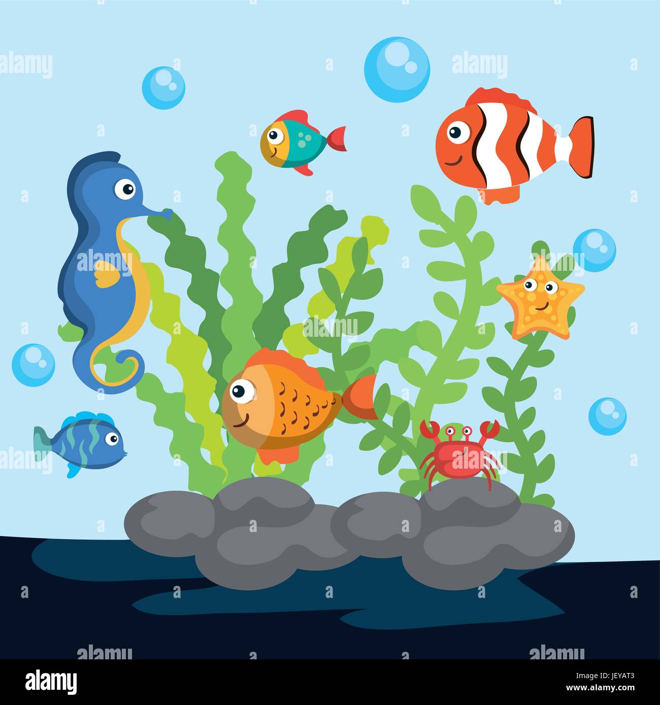 Algae bubble Stock Vector Images - Alamy