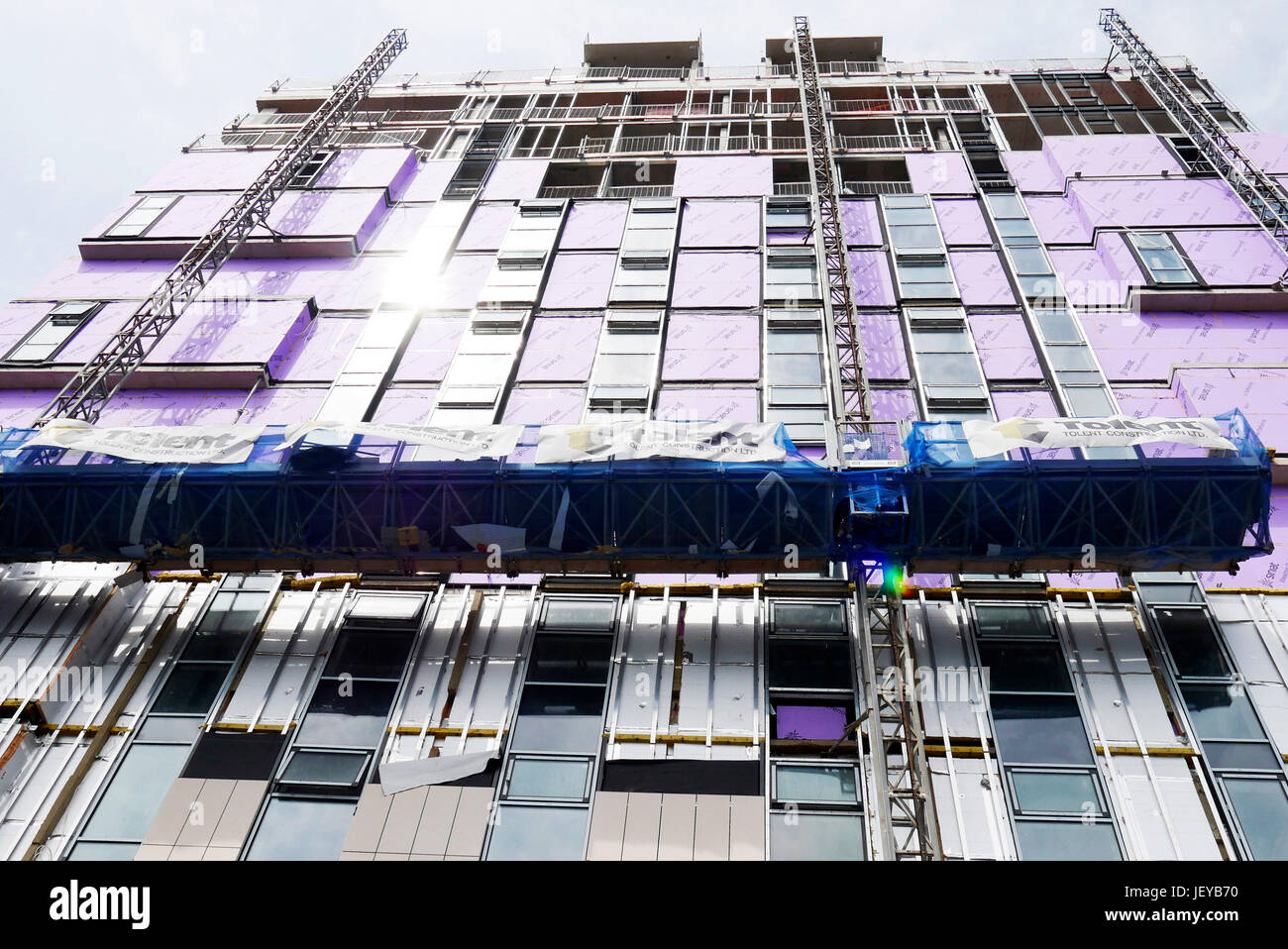 High rise construction in Liverpool city centre Stock Photo - Alamy