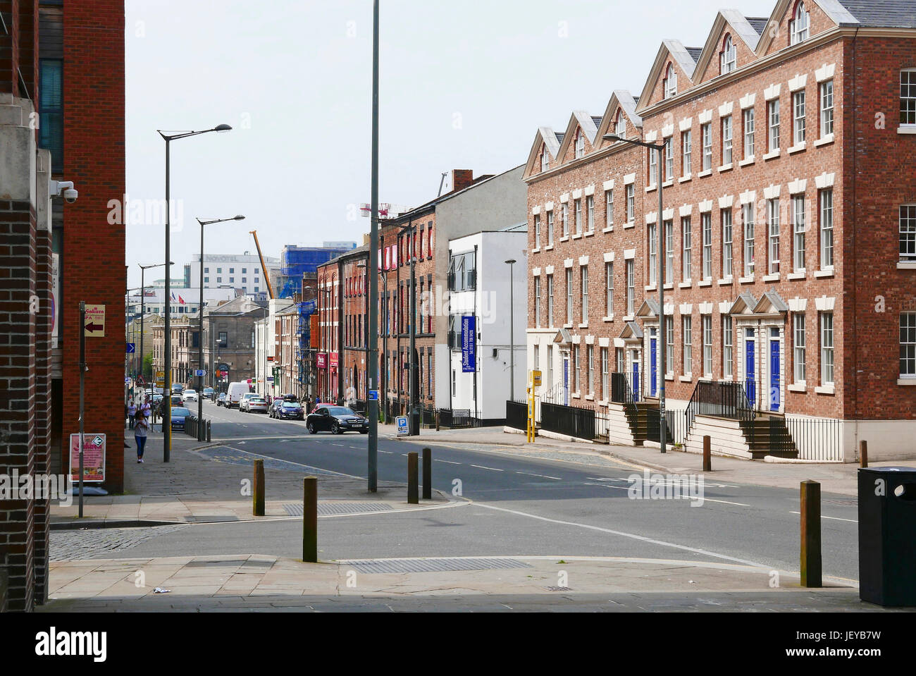 Looking down Duke Street,Liverpool,UK Stock Photo - Alamy