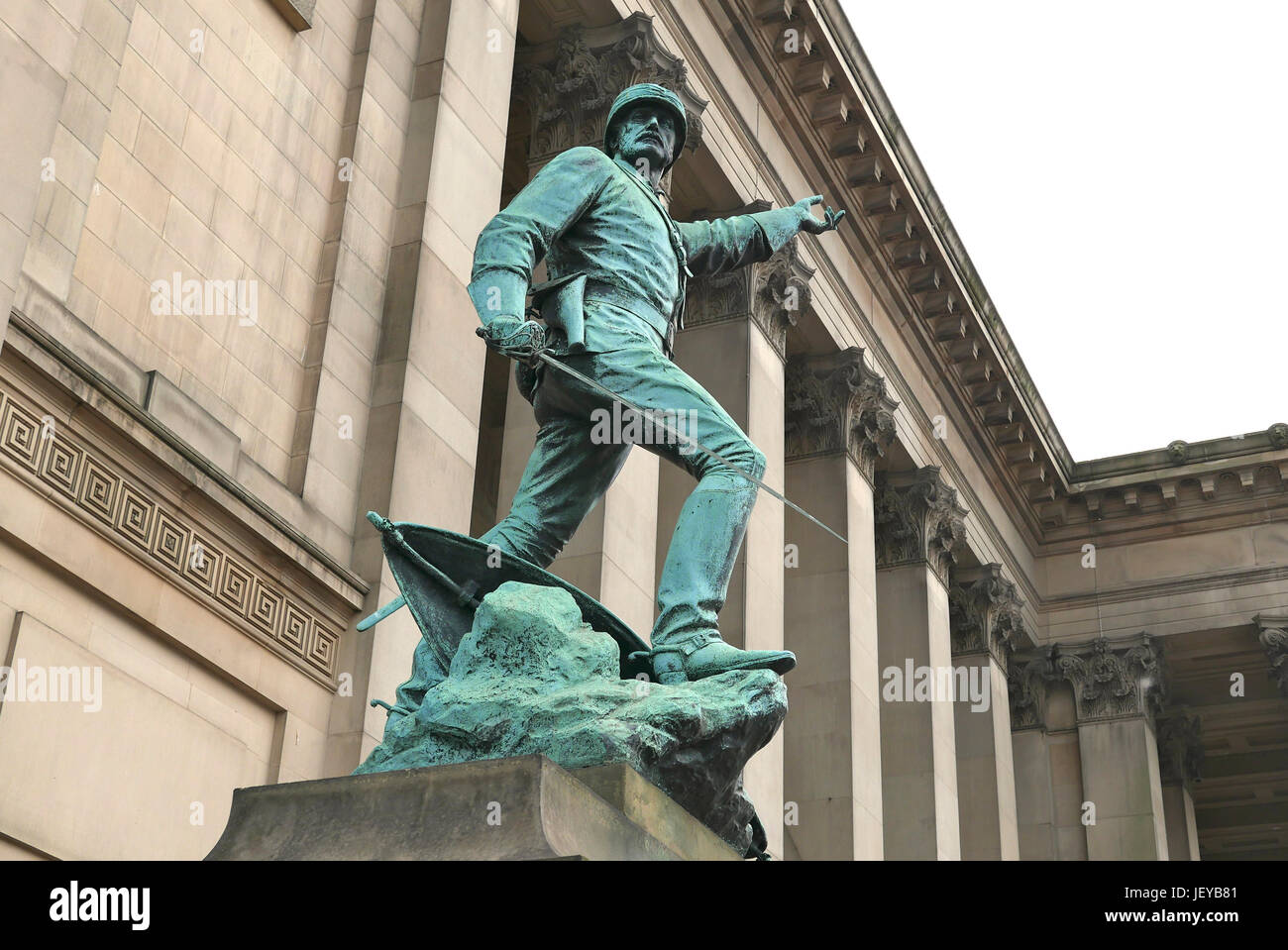 Statue of Major General William Earle killed in commend of the british ...
