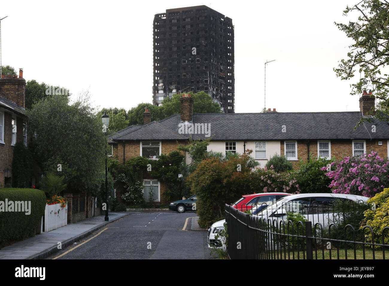 London, Grenfell Tower after fire Stock Photo - Alamy