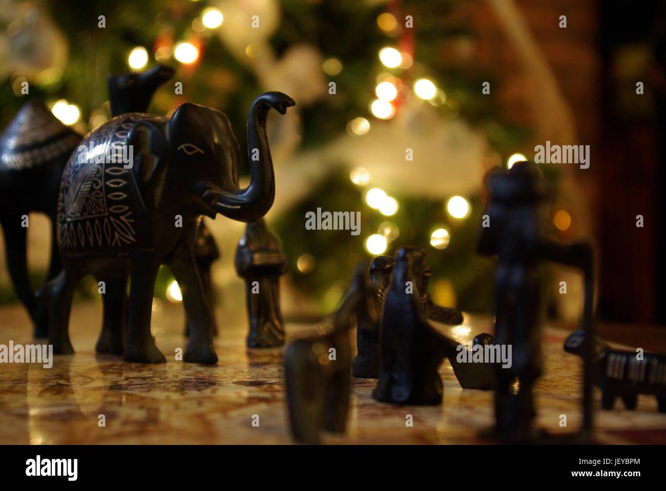 Black and silver indian nativity hi-res stock photography and images ...