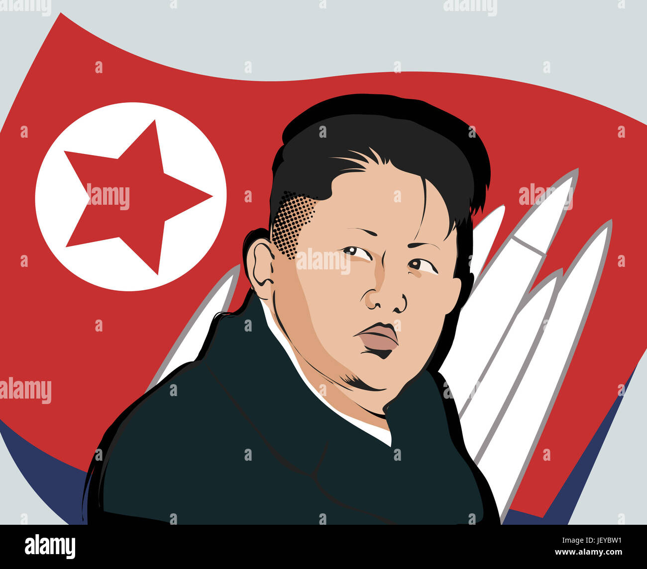 Kim jong un portrait hi-res stock photography and images - Alamy