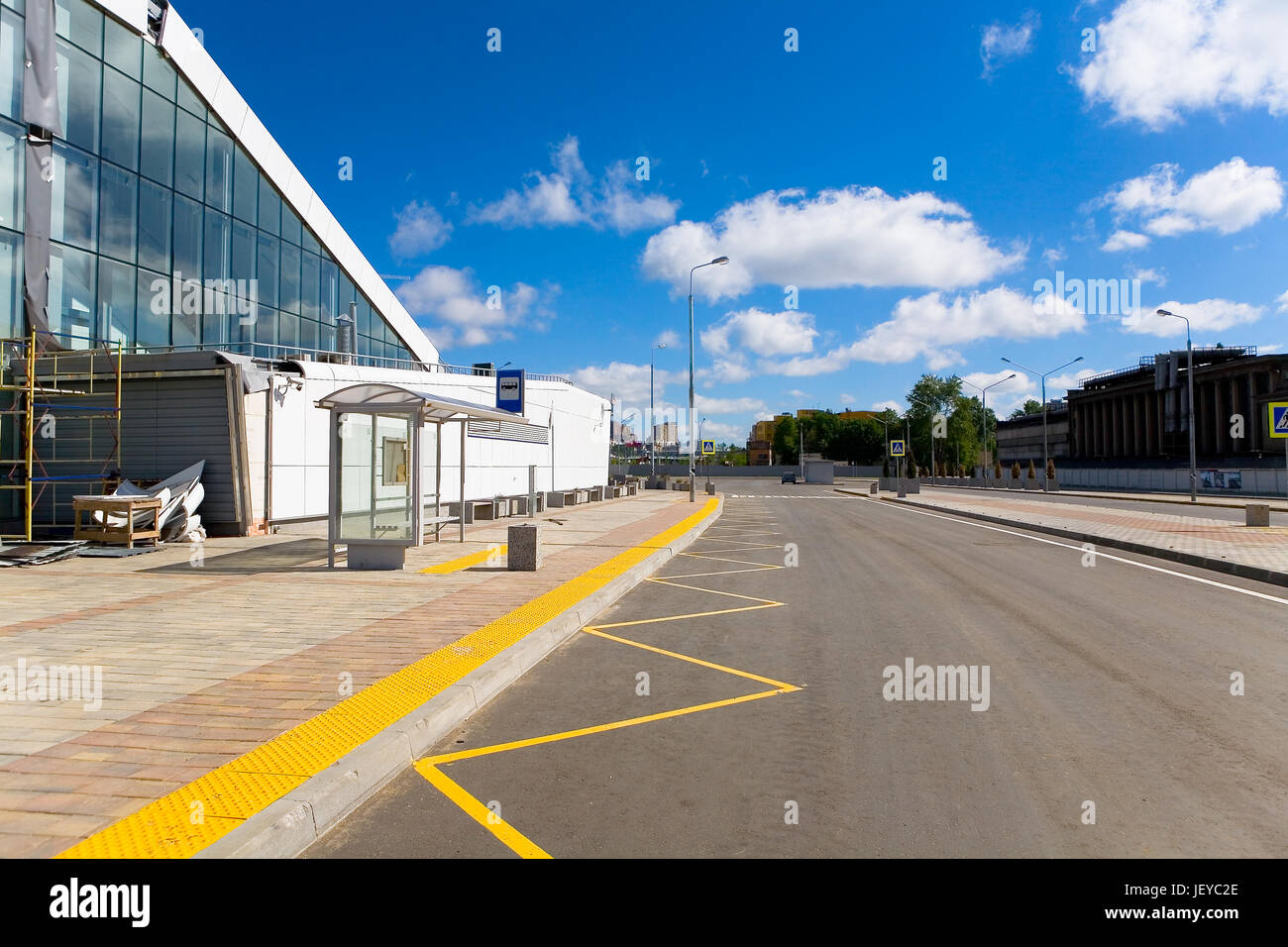 The new station of the Moscow central ring "ZIL". Moscow, Russia Stock ...