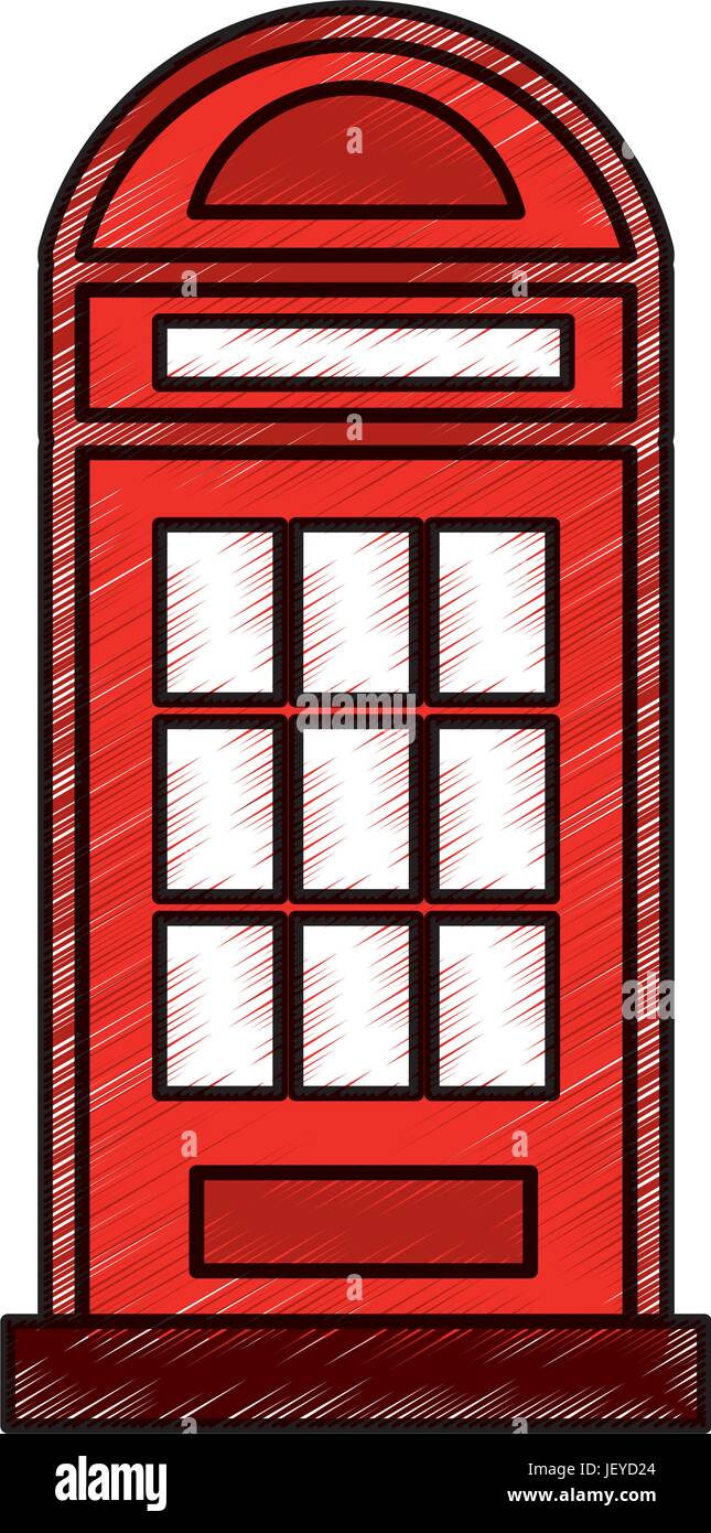 London phone booth art Stock Vector Images - Alamy