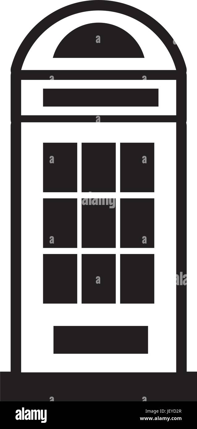 English phone cabin Stock Vector Images - Alamy