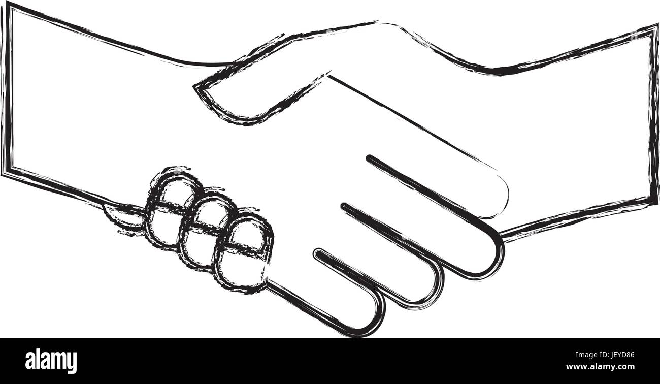 hand shake isolated icon Stock Vector Image & Art - Alamy