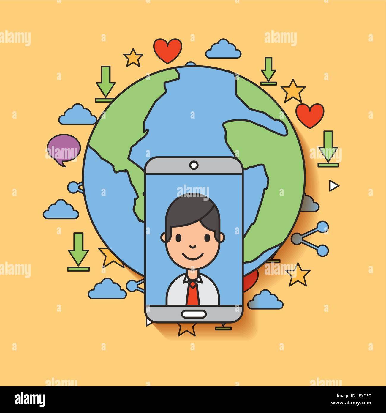 Applications people network Stock Vector Image & Art - Alamy