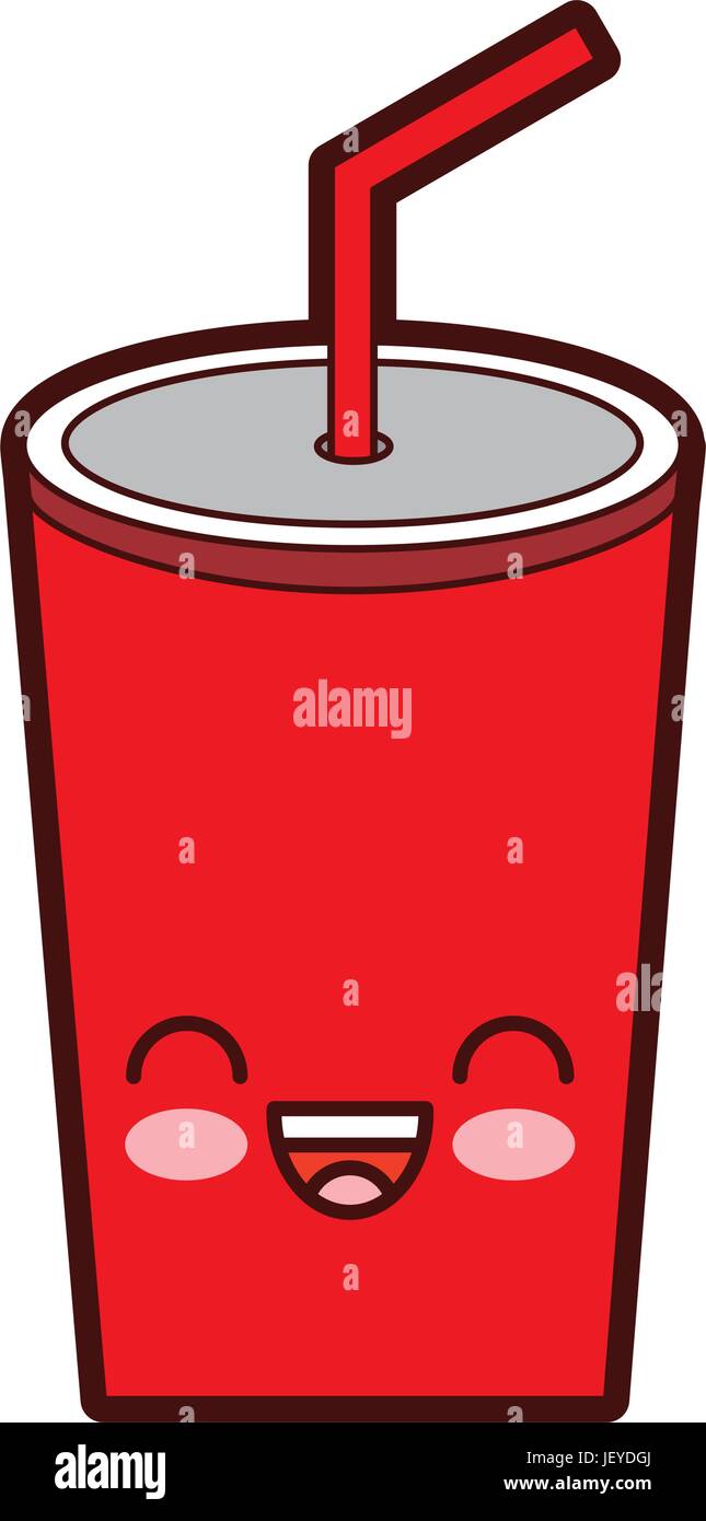 plastic cup kawaii character Stock Vector Image & Art - Alamy