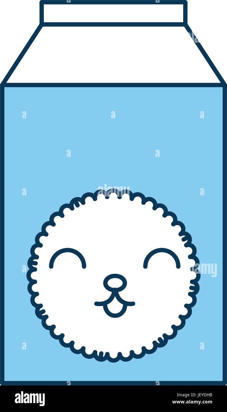 Milk box kawaii character hi-res stock photography and images - Alamy