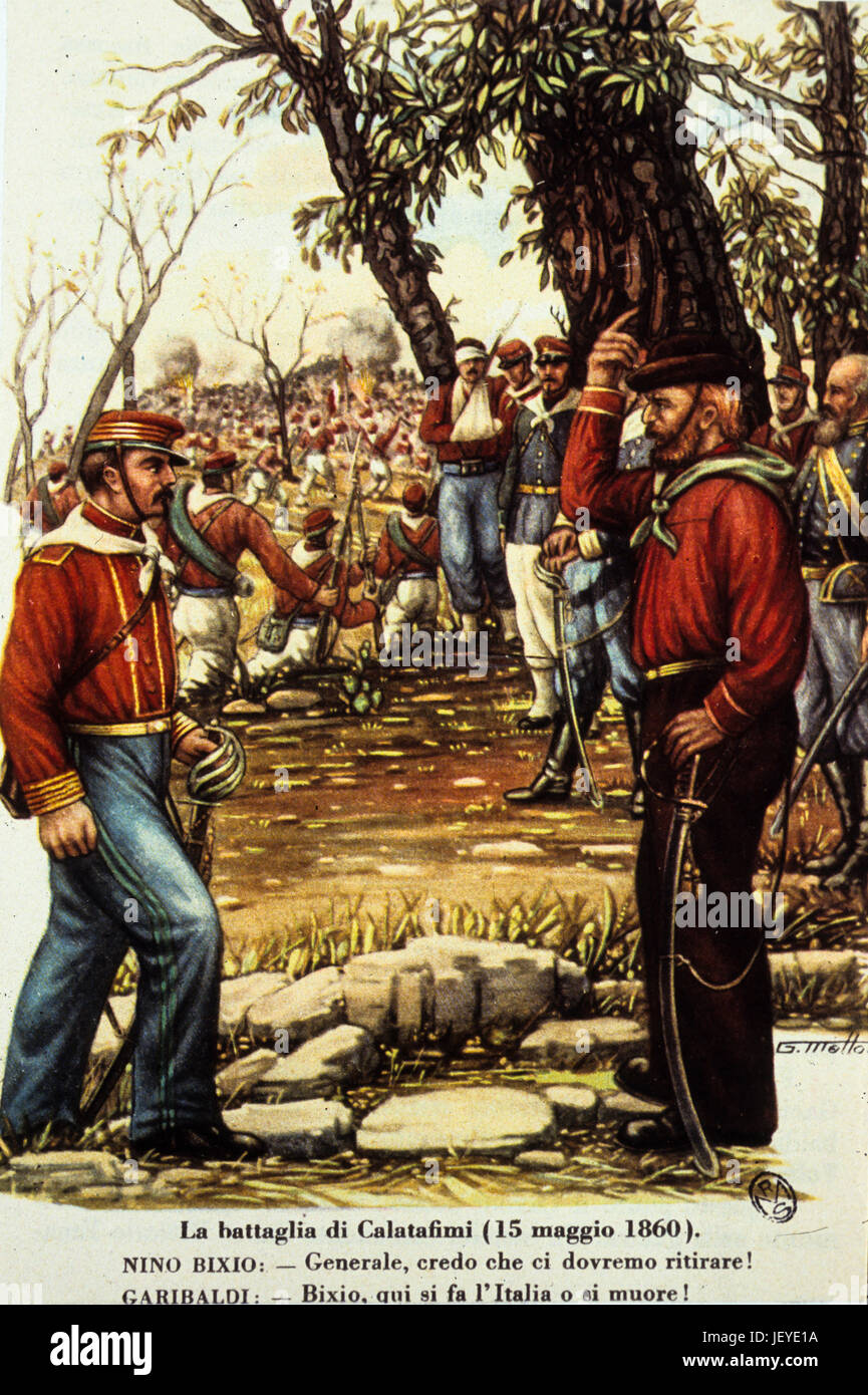 Giuseppe Garibaldi In Battle